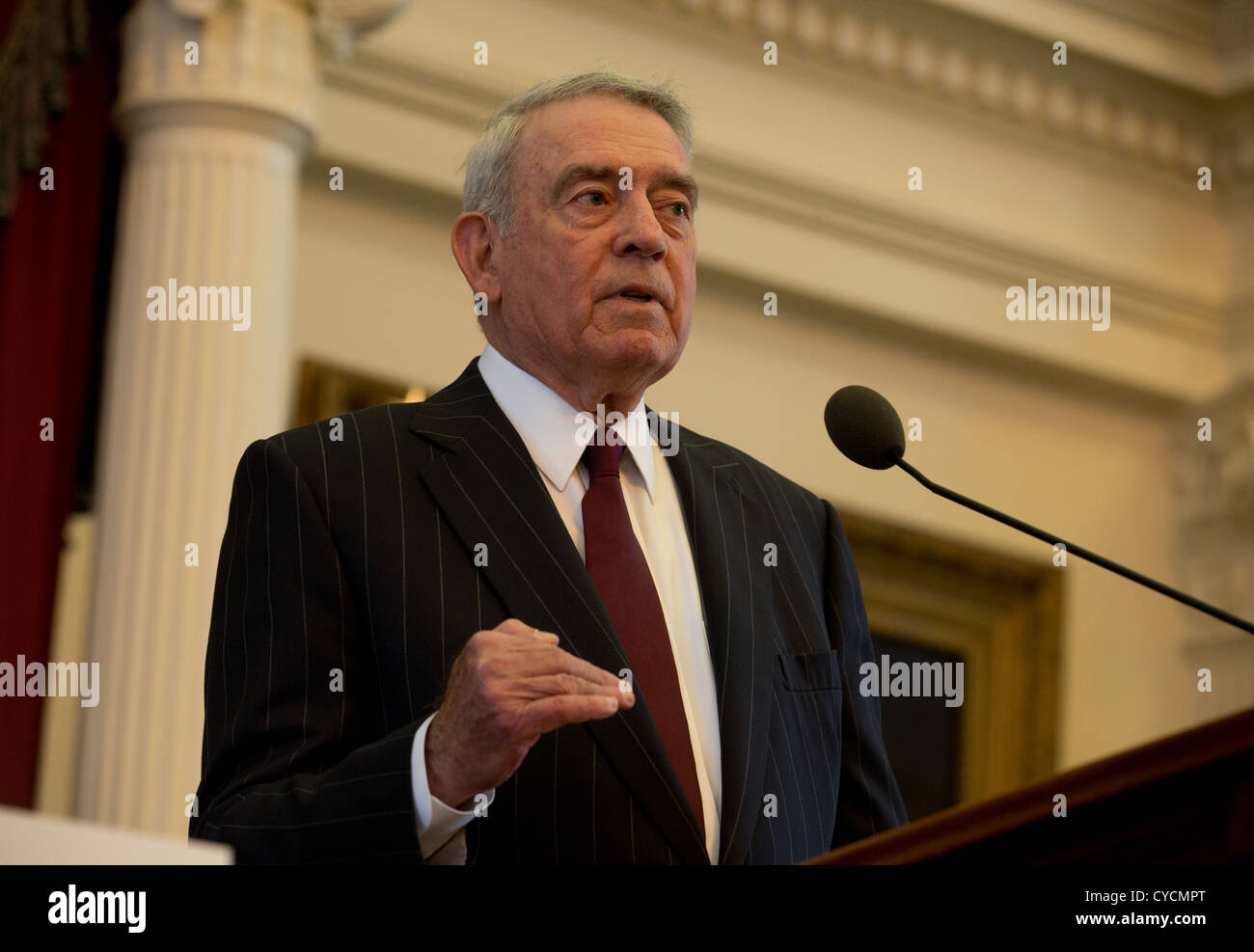 Journalist Dan Rather speaks at the Texas Book Festival on his latest ...