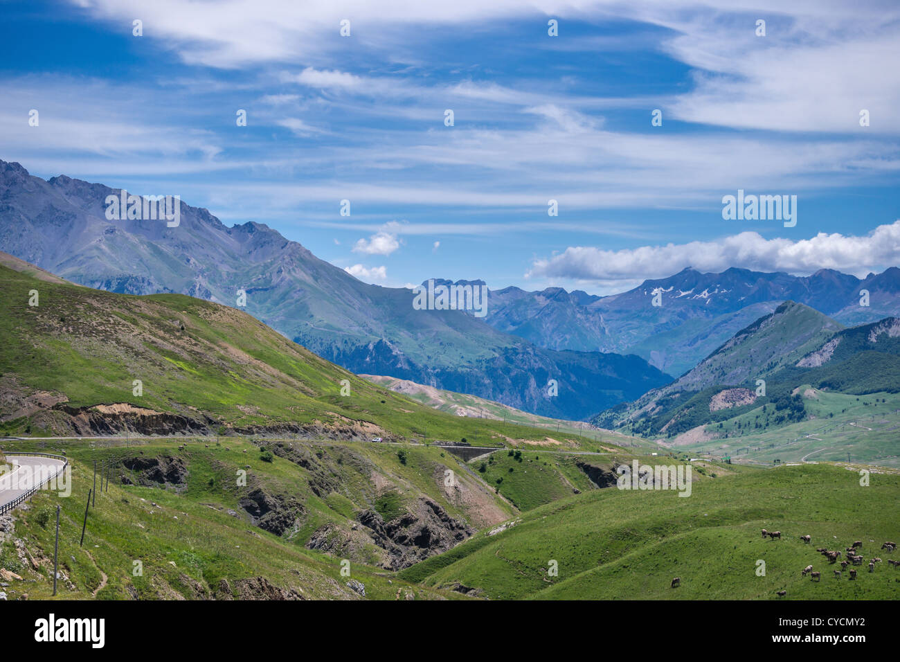 View of Pyrenees National Park in Spain Stock Photo - Alamy
