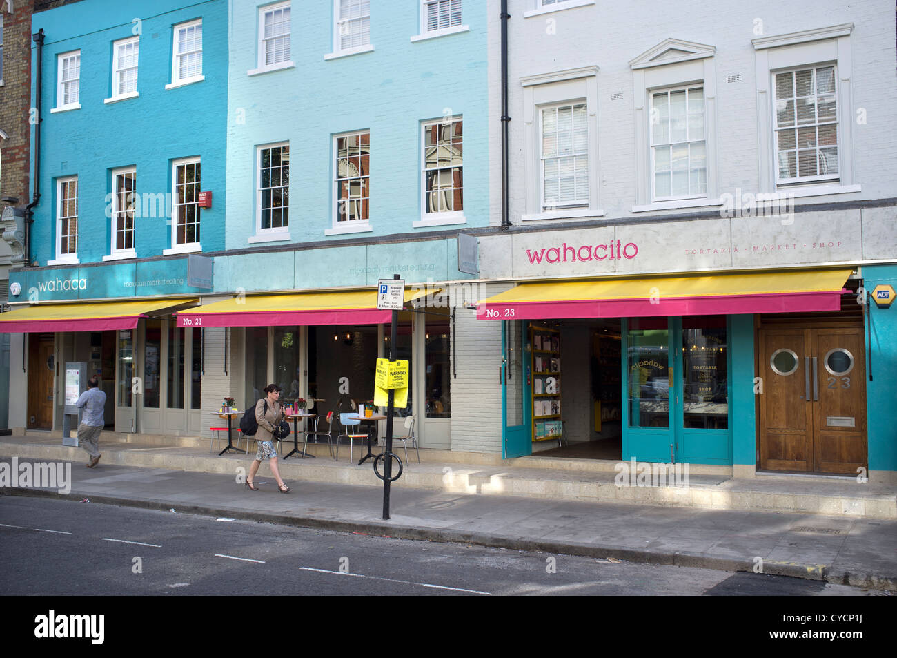 Wahaca Restaurant Charlotte Street London Stock Photo - Alamy