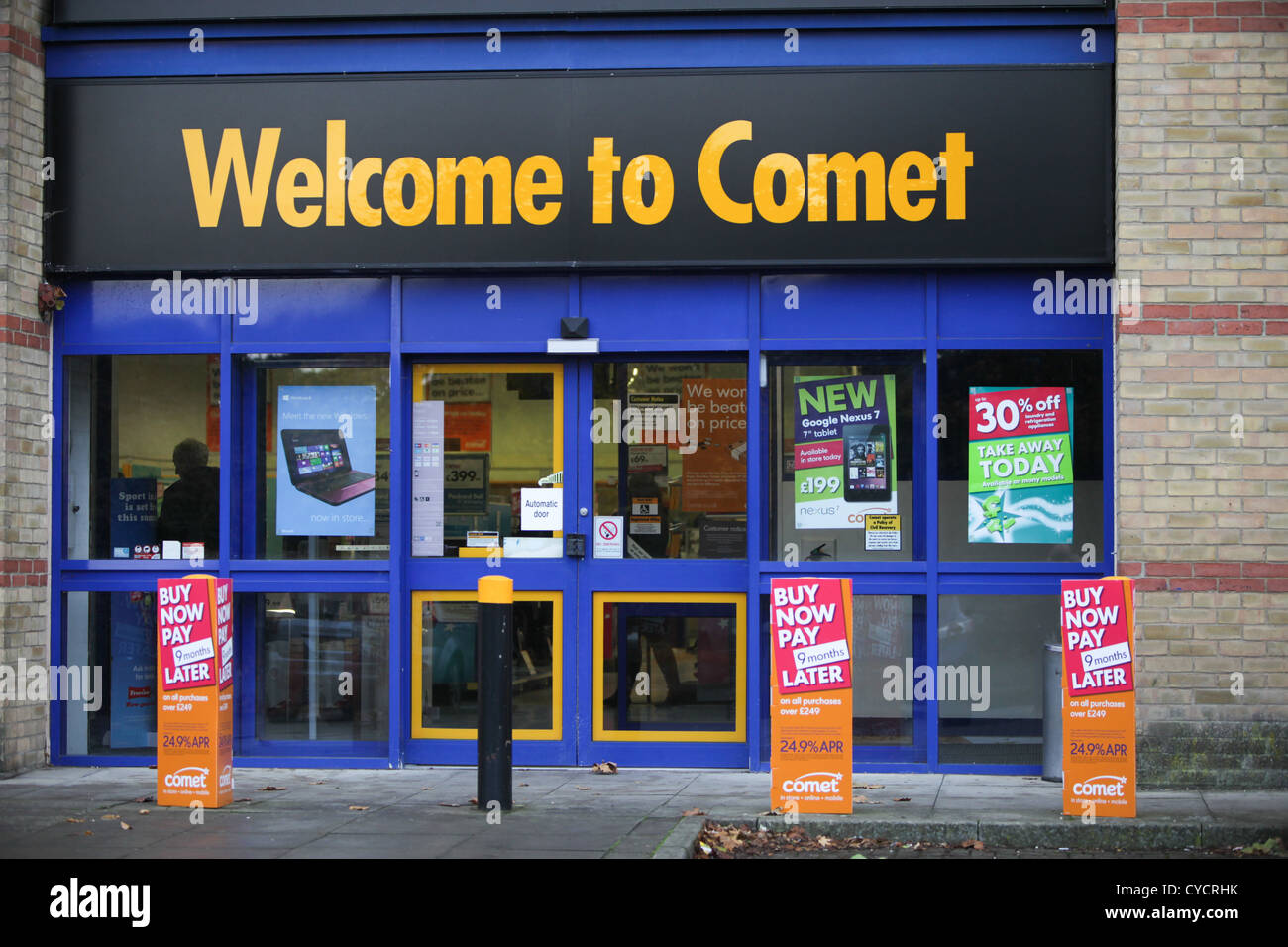 Comet electrical store hi-res stock photography and images - Alamy
