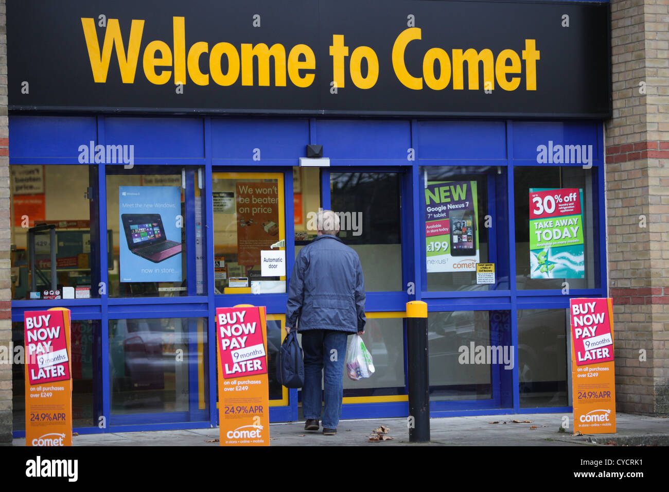 Comet store in Cambridge on November 1st 2012,it was announced today ...