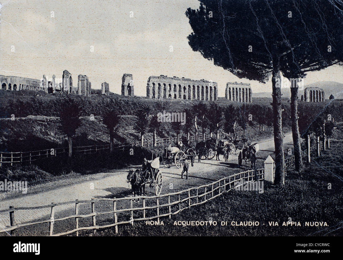 Vintage photo of rome hi-res stock photography and images - Alamy