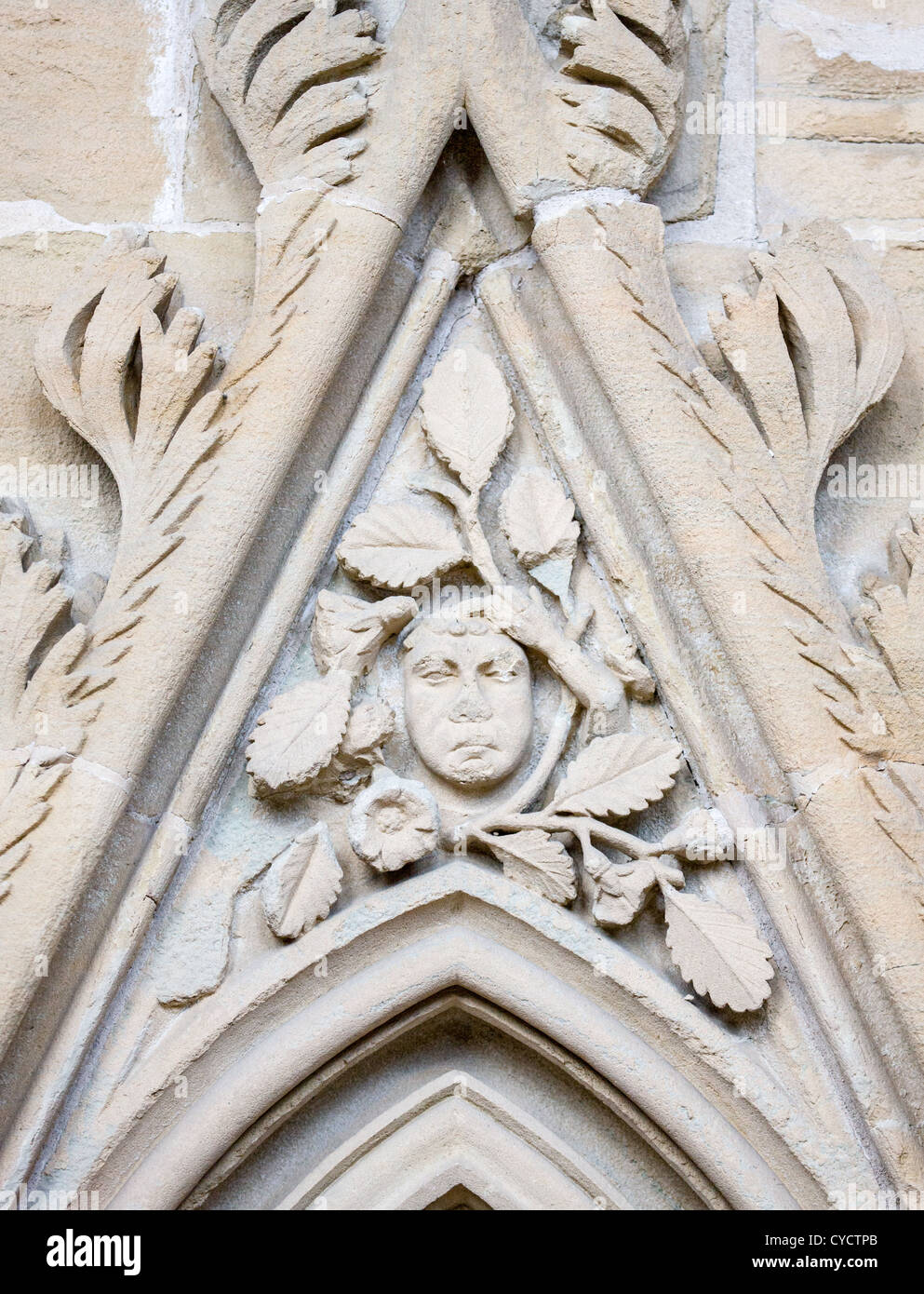 Green man at Southwell Minster in Nottinghamshire famous for the ...