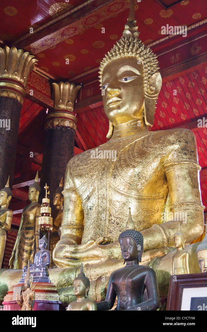 Statue in the Temple Vat Siphouthabat Thippharam in Luang Prabang, Laos ...