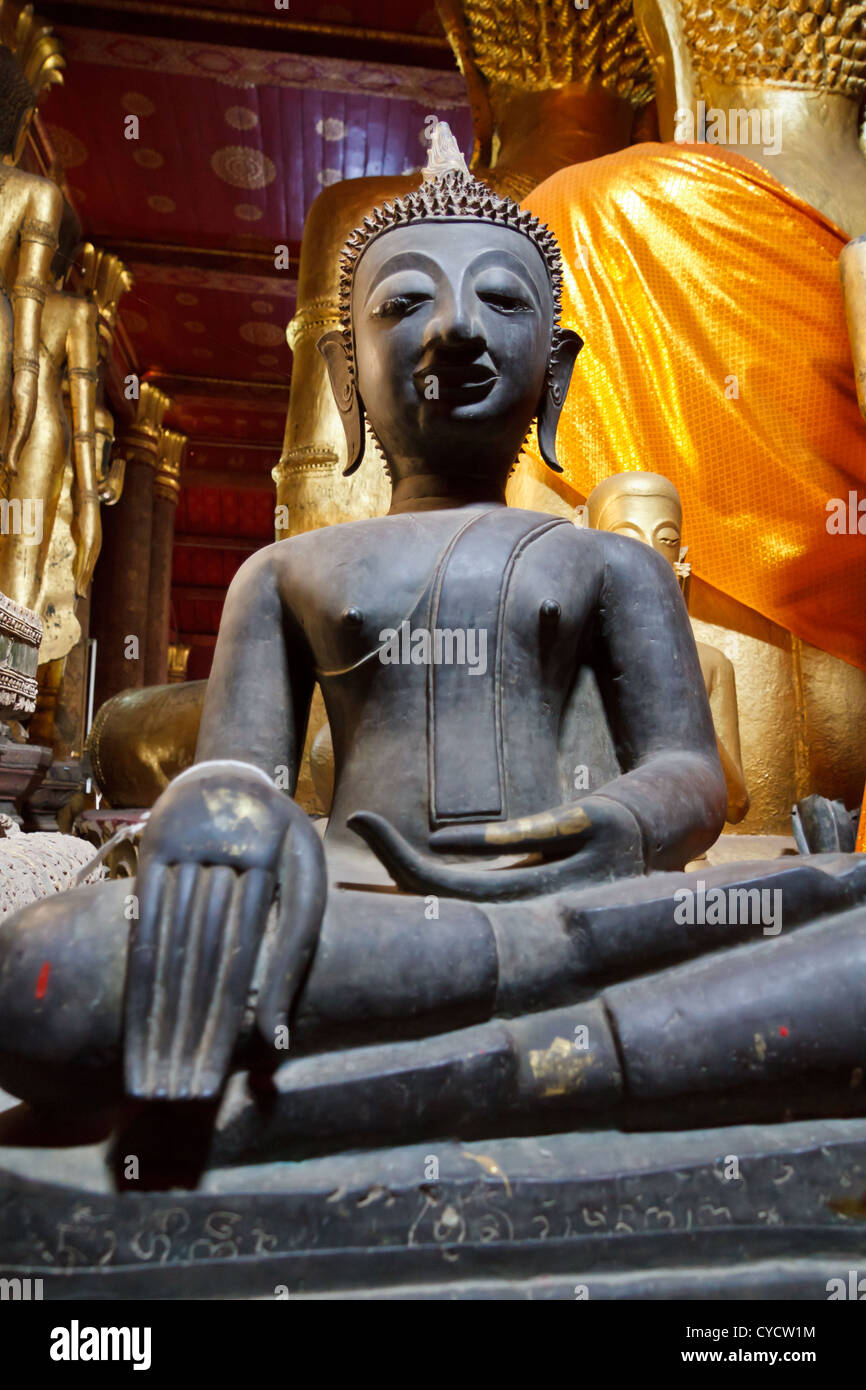 Statue in the Temple Vat Siphouthabat Thippharam in Luang Prabang, Laos ...