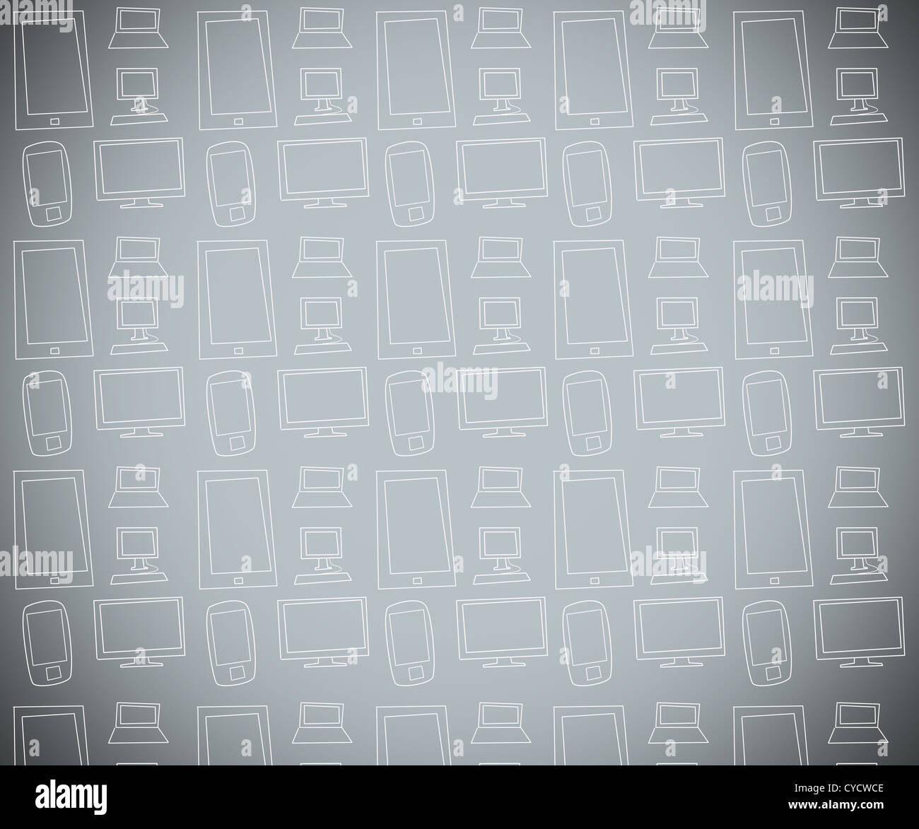 Grey background with electronics Stock Photo - Alamy