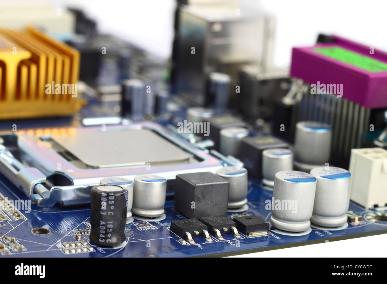 Computer parts layout High Resolution Stock Photography and Images - Alamy