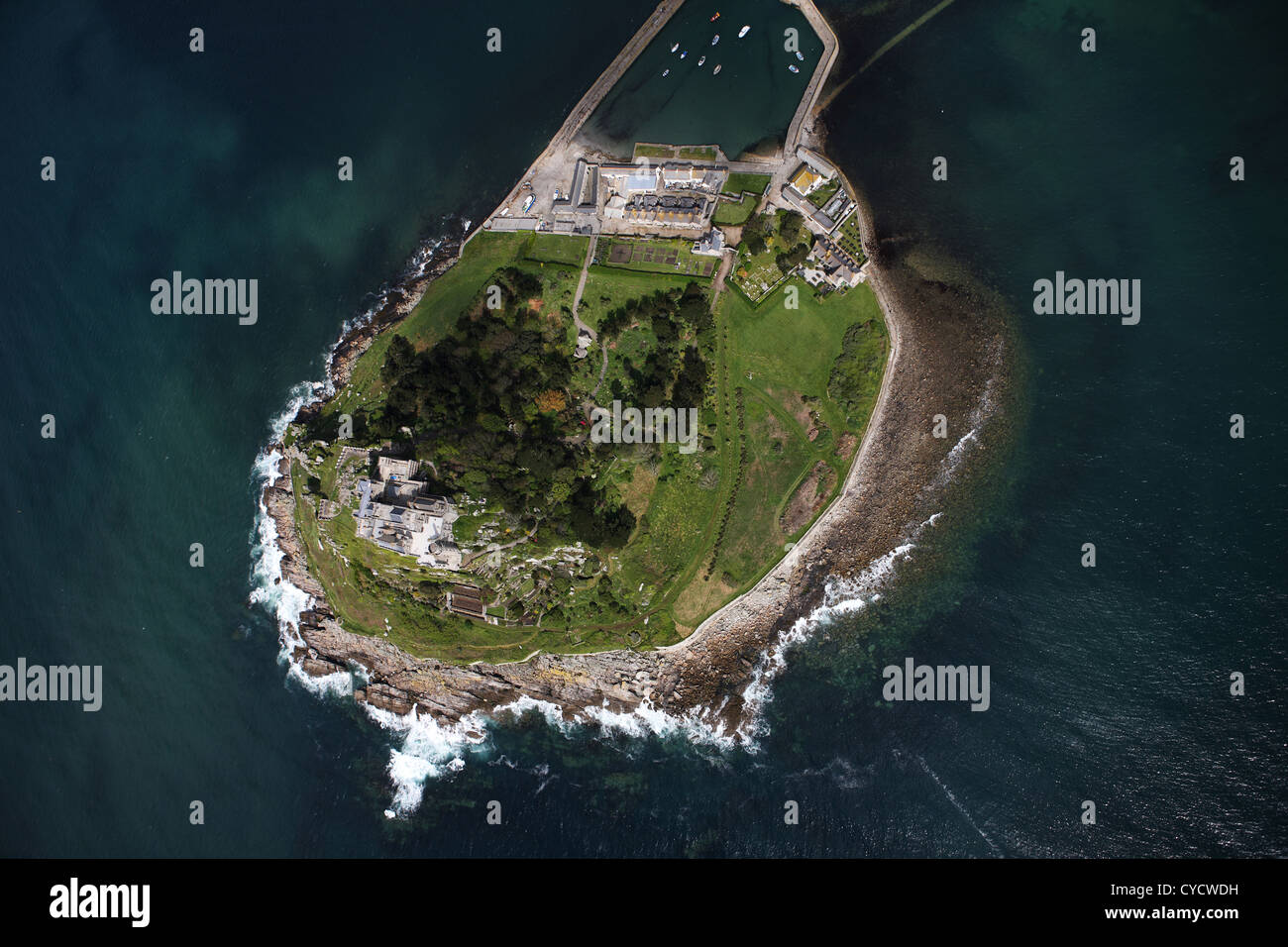 Aerial view mount island hi-res stock photography and images - Alamy