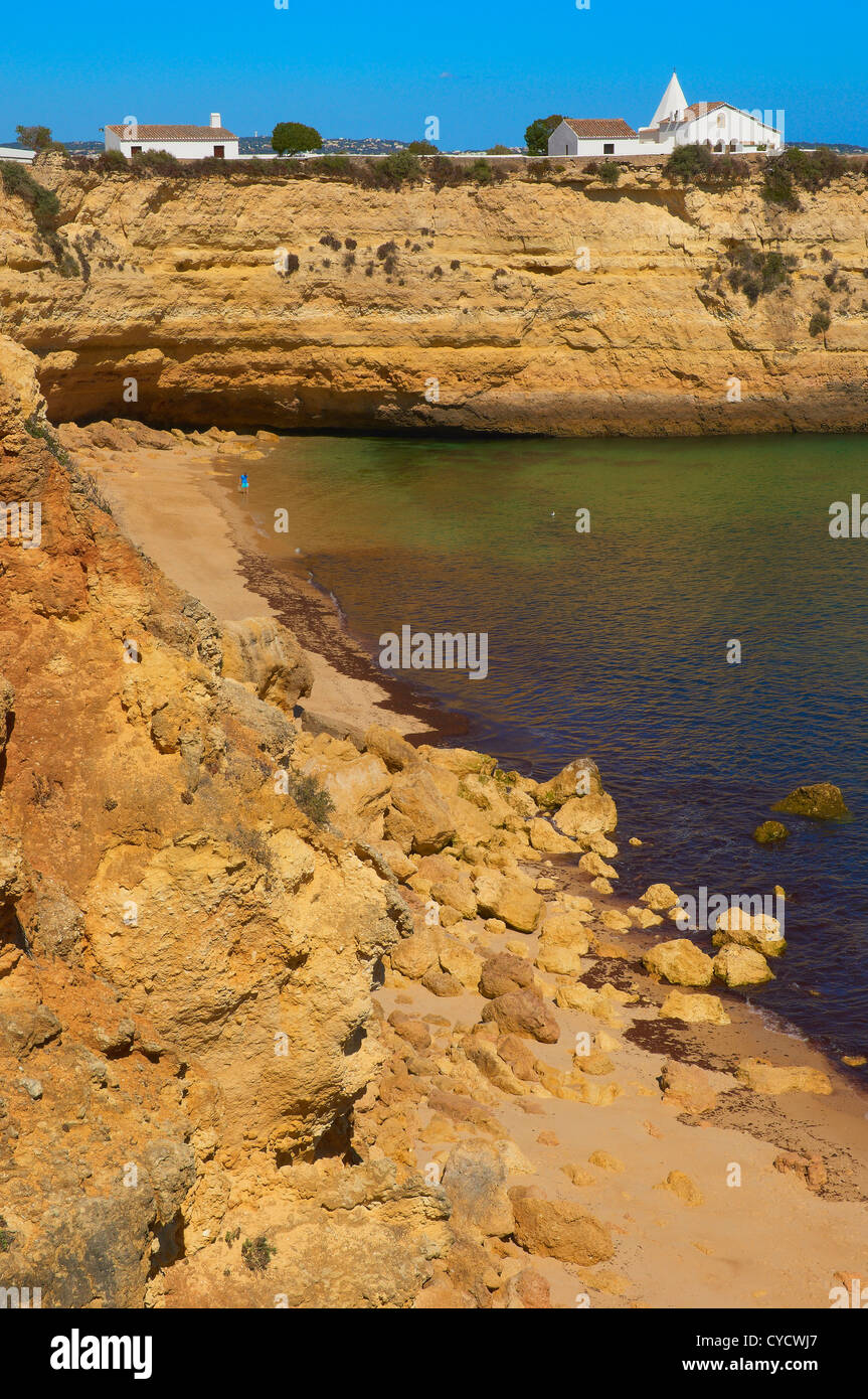 Nossa Senhora da Rocha Chapel, Beach Nossa Senhora da Rocha, Armaçao de ...