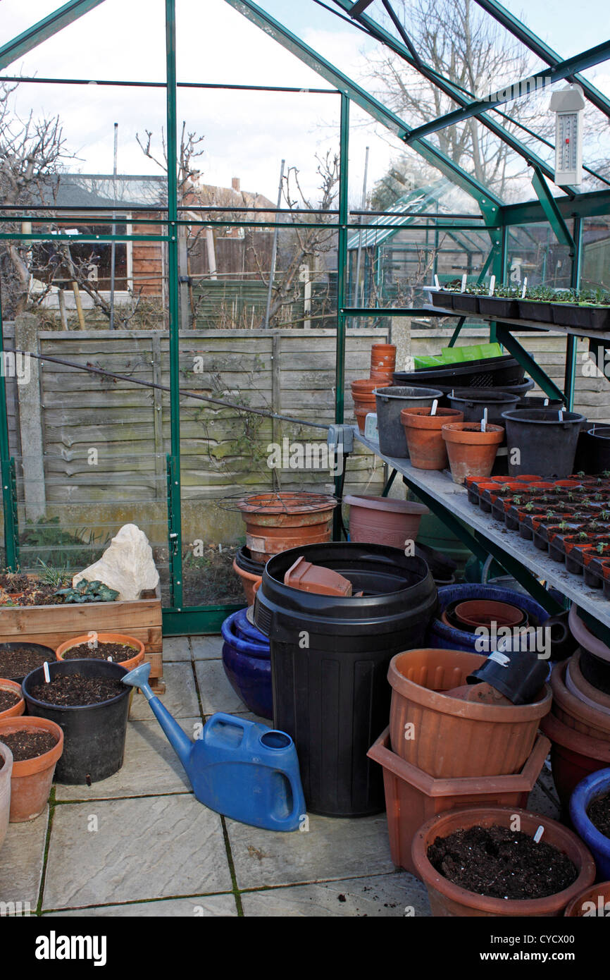 Greenhouse seedlings floor hi-res stock photography and images - Alamy