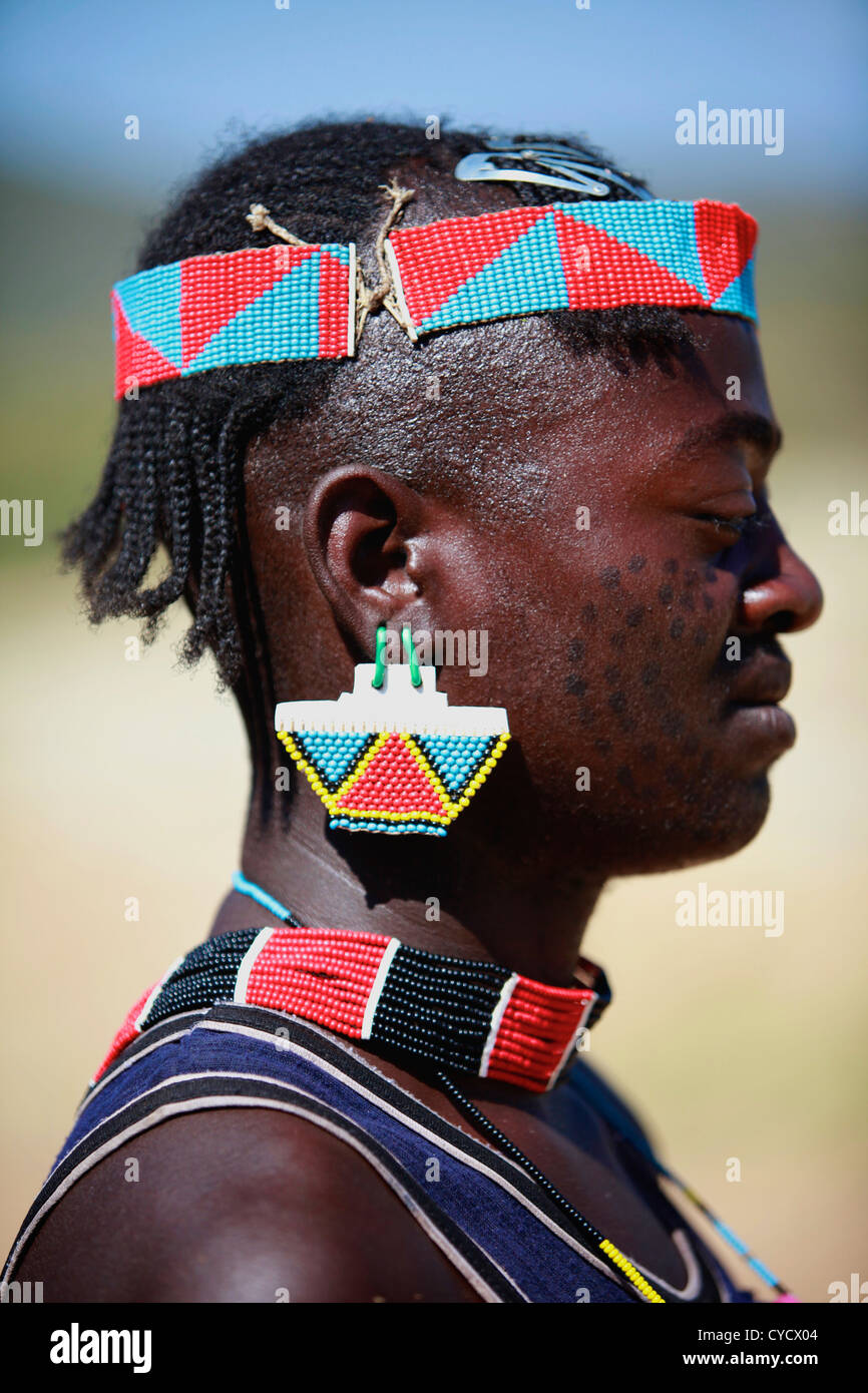 Portrait of tribal Ari man Stock Photo - Alamy