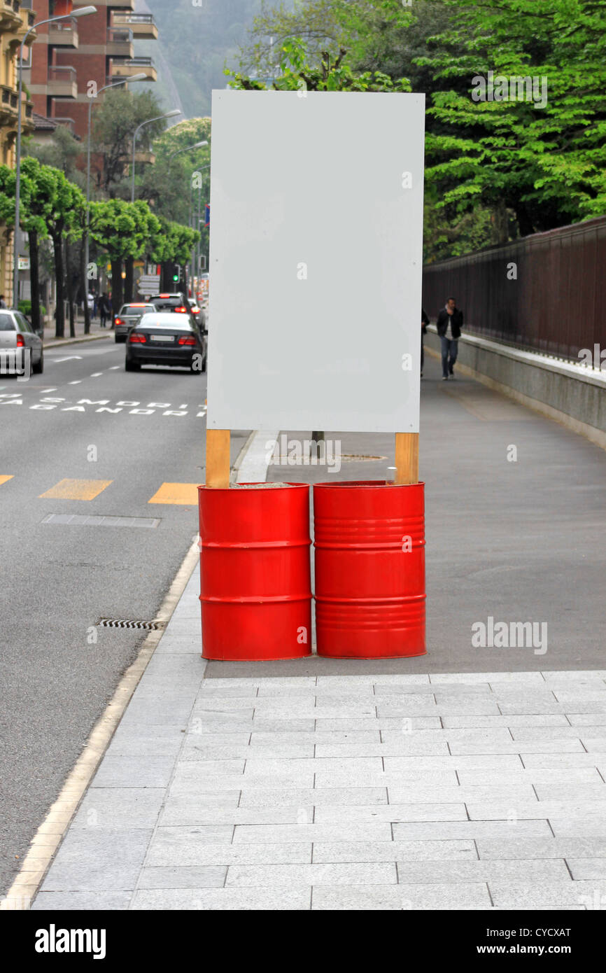 billboard on the street Stock Photo - Alamy