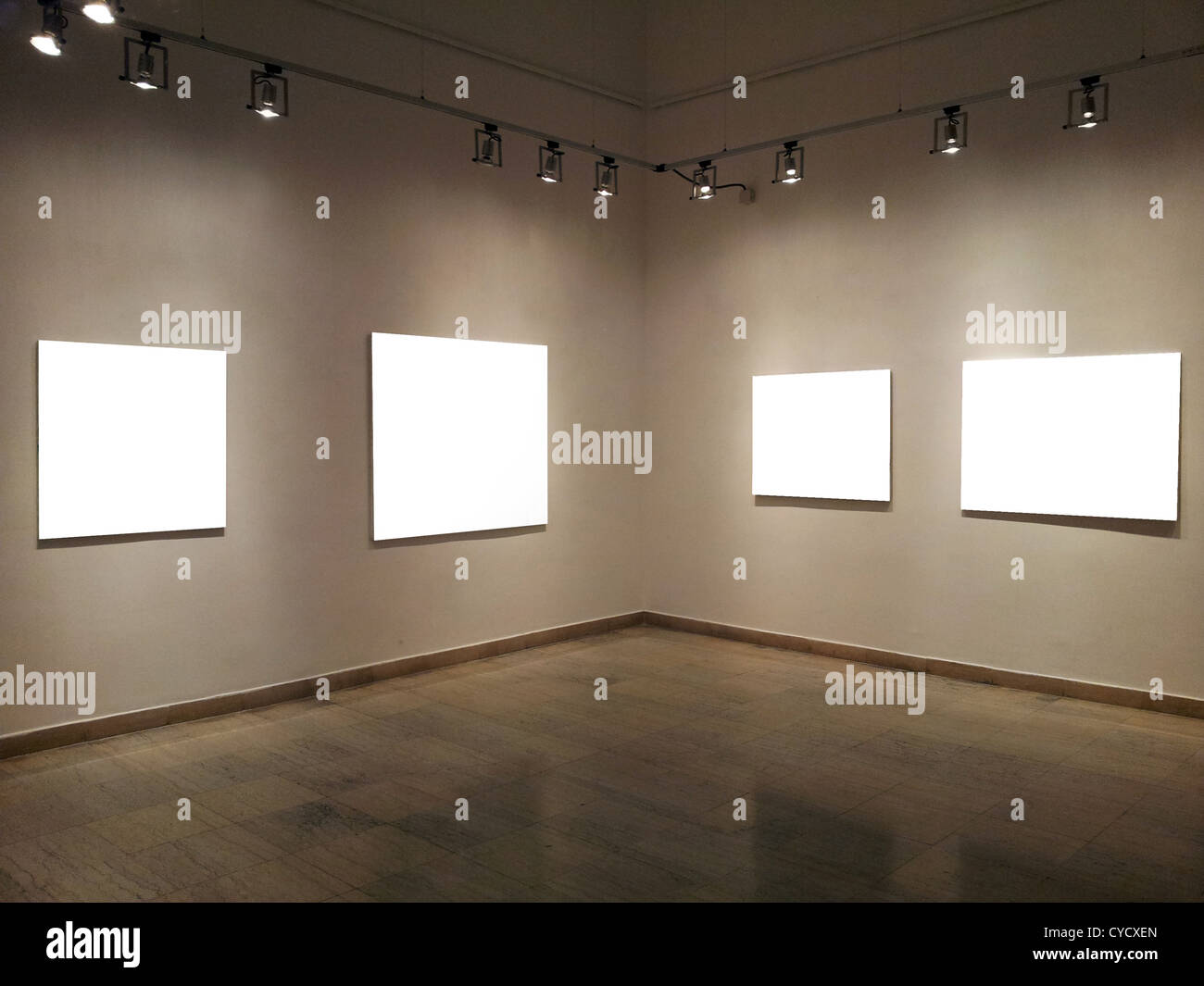 Empty gallery walls hi-res stock photography and images - Alamy