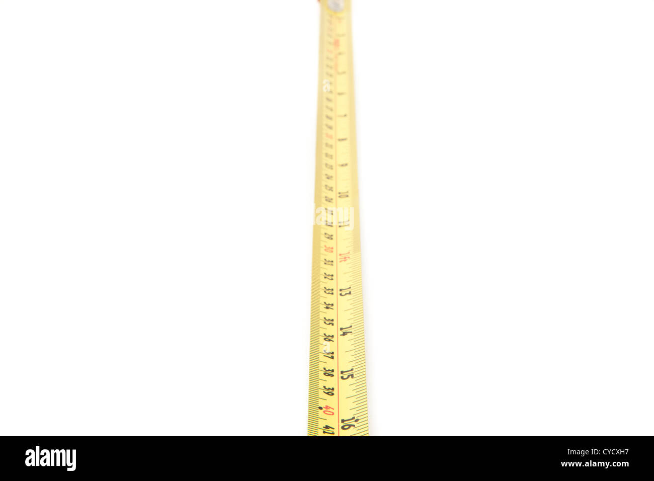Vertical measuring tape Stock Photo - Alamy