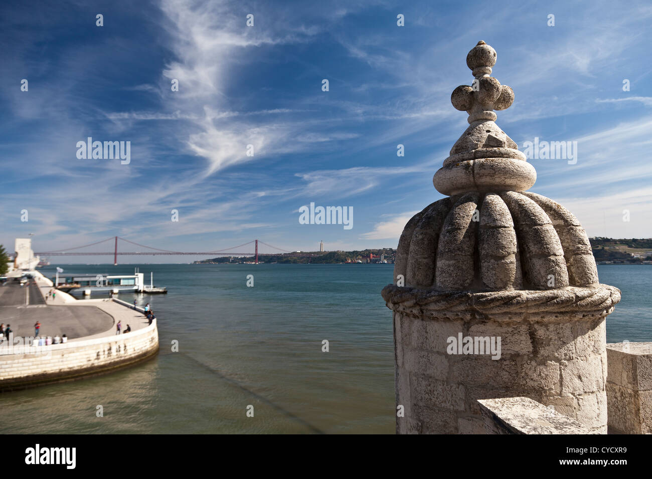 Belem Tower Details Stock Photo - Alamy