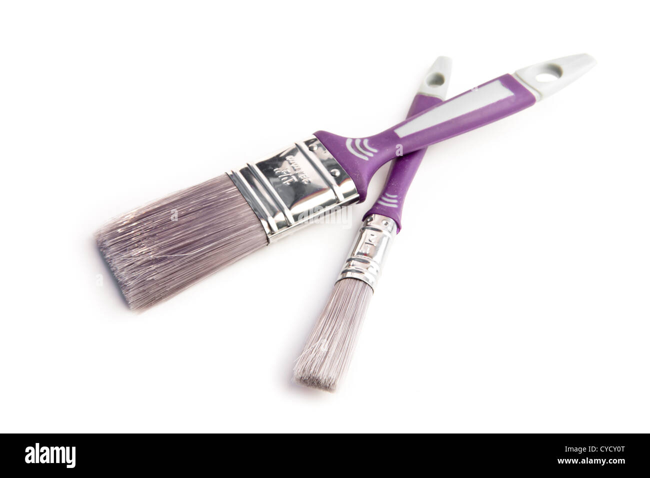 Two brushes lying on top of each other Stock Photo - Alamy