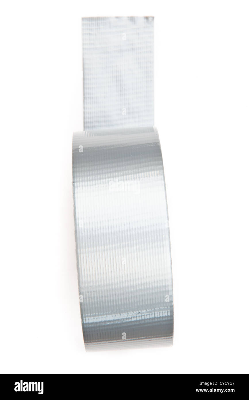 Silver duct tape Stock Photo - Alamy