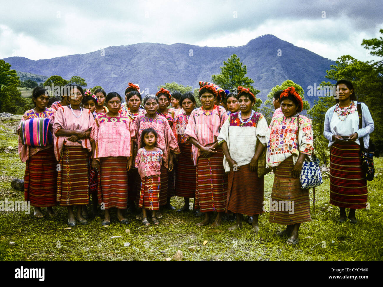 Widows and Orphans Group in traditional clothing of their village ...