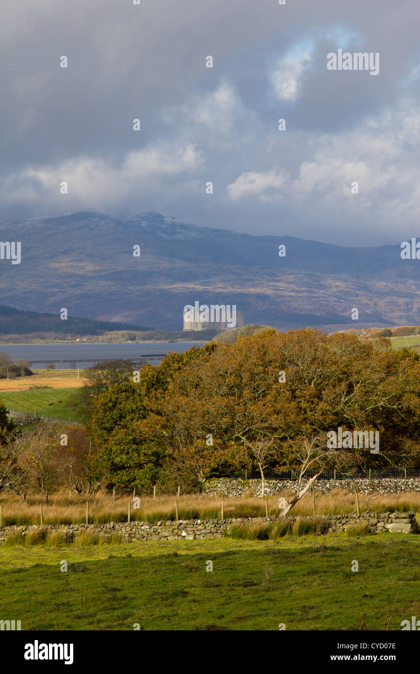The Magnox nuclear power station at Trawsfynydd in north Wales, which ...