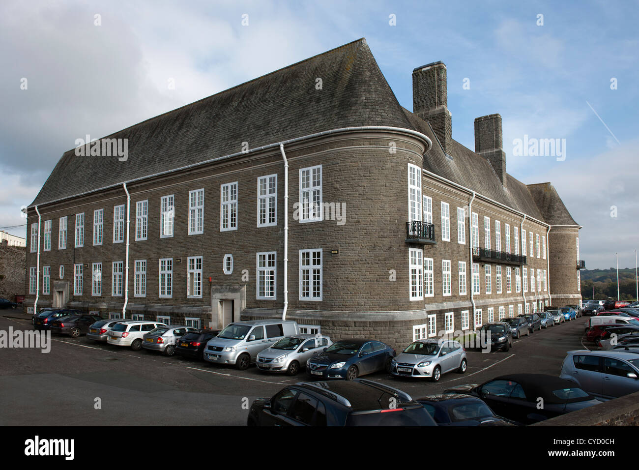 Carmarthenshire County Council Offices, Carmarthen, West Wales, Wales ...