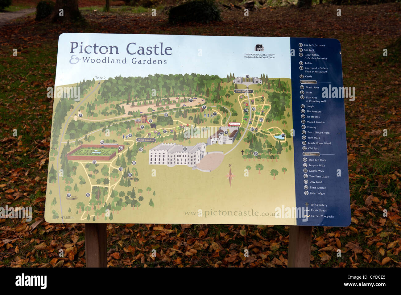 Picton sign notice board welsh hi-res stock photography and images - Alamy