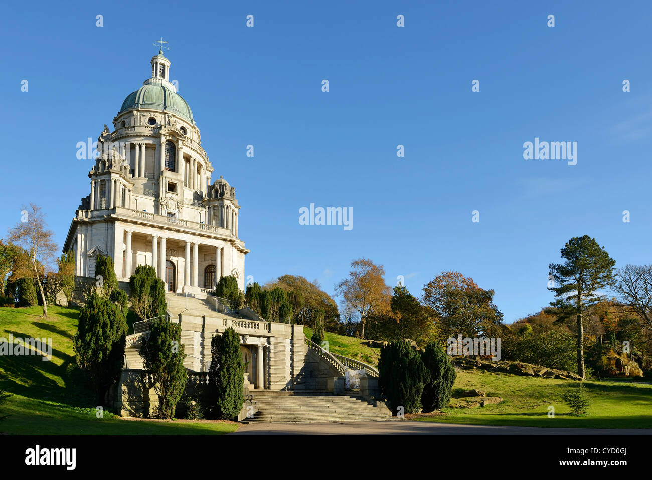 Ashton Memorial in Williamson Park Lancaster UK Stock Photo - Alamy