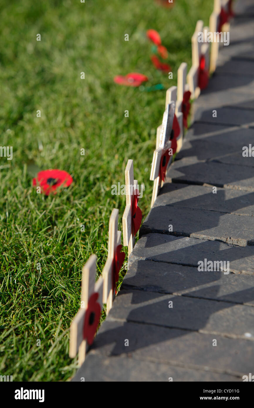 Row of crosses hi-res stock photography and images - Alamy