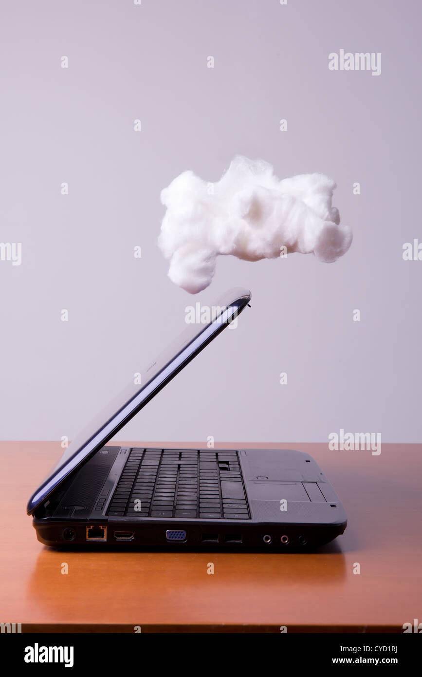 Illustration man cloud hi-res stock photography and images - Alamy