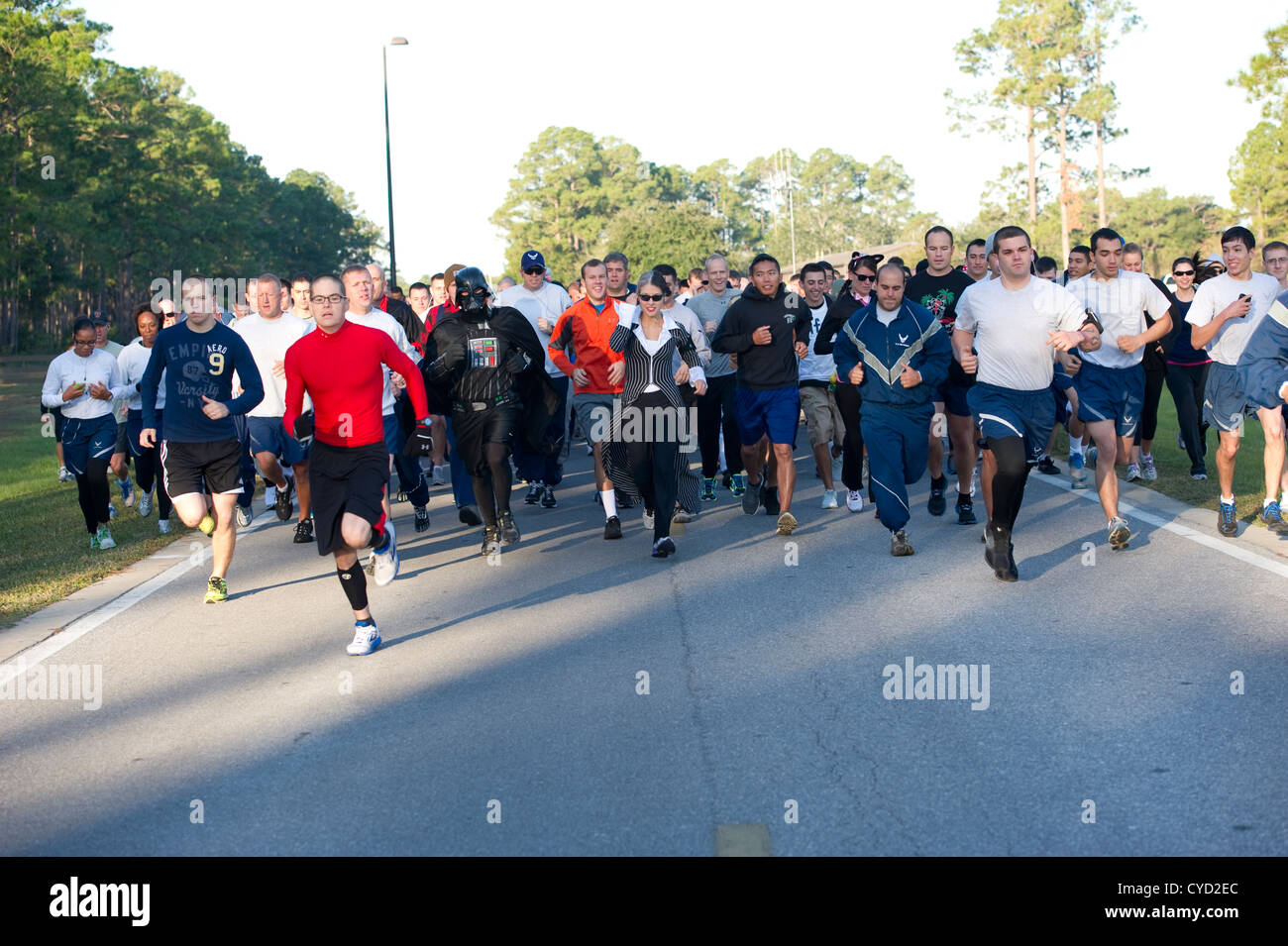 The annual CFC 5k fun run takes place at Hurlburt Field, combining ...