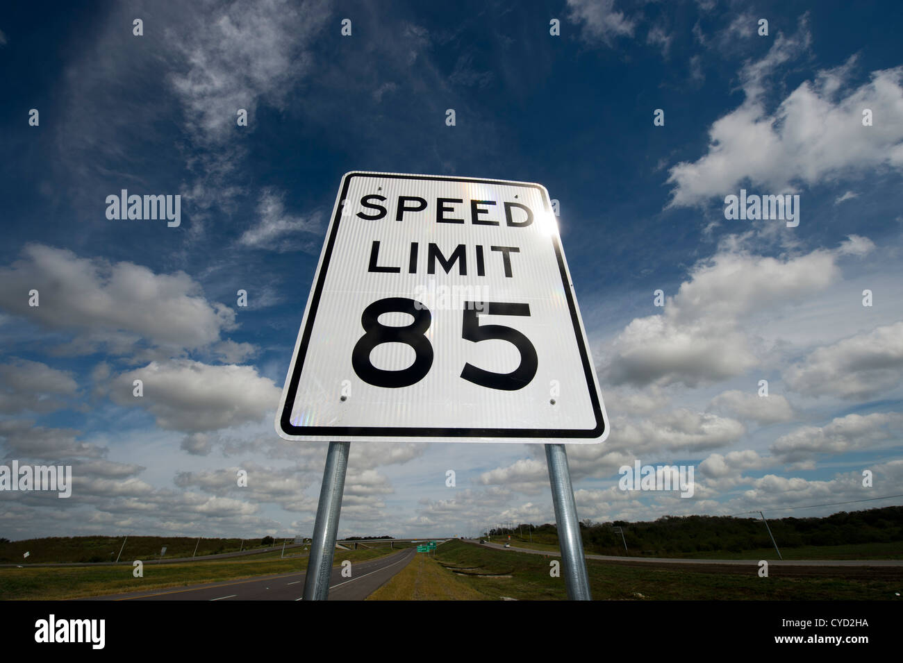 Driving on open stretch of road hi-res stock photography and images - Alamy