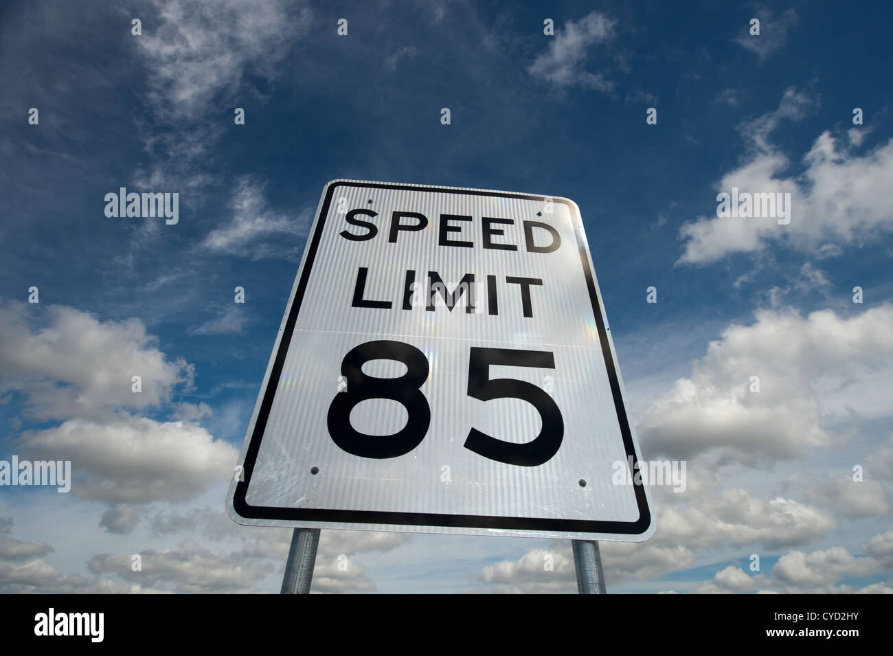 85-mile-per-hour sign on newly opened stretch of toll road State ...