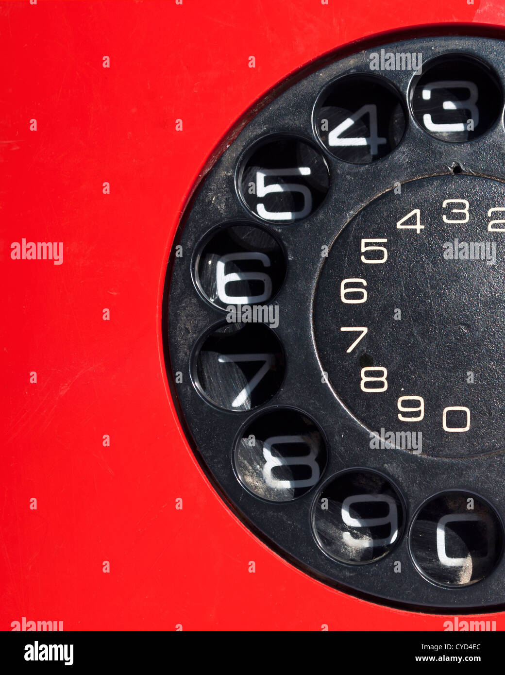 Vintage red telephone background Stock Photo - Alamy