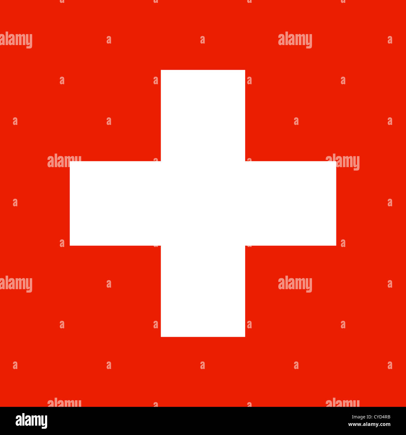 Swiss red cross swiss flag hi-res stock photography and images - Alamy