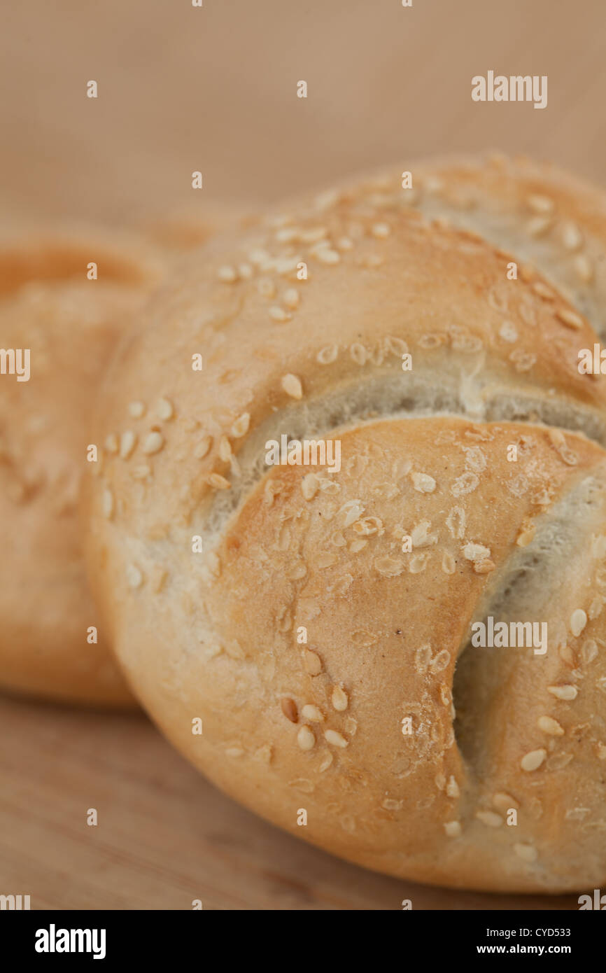 Close up kaiser roll Stock Photo - Alamy