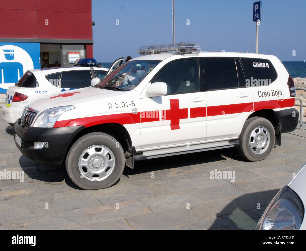 Creu Roja R-5.01-B Barcelona, Spain Stock Photo - Alamy