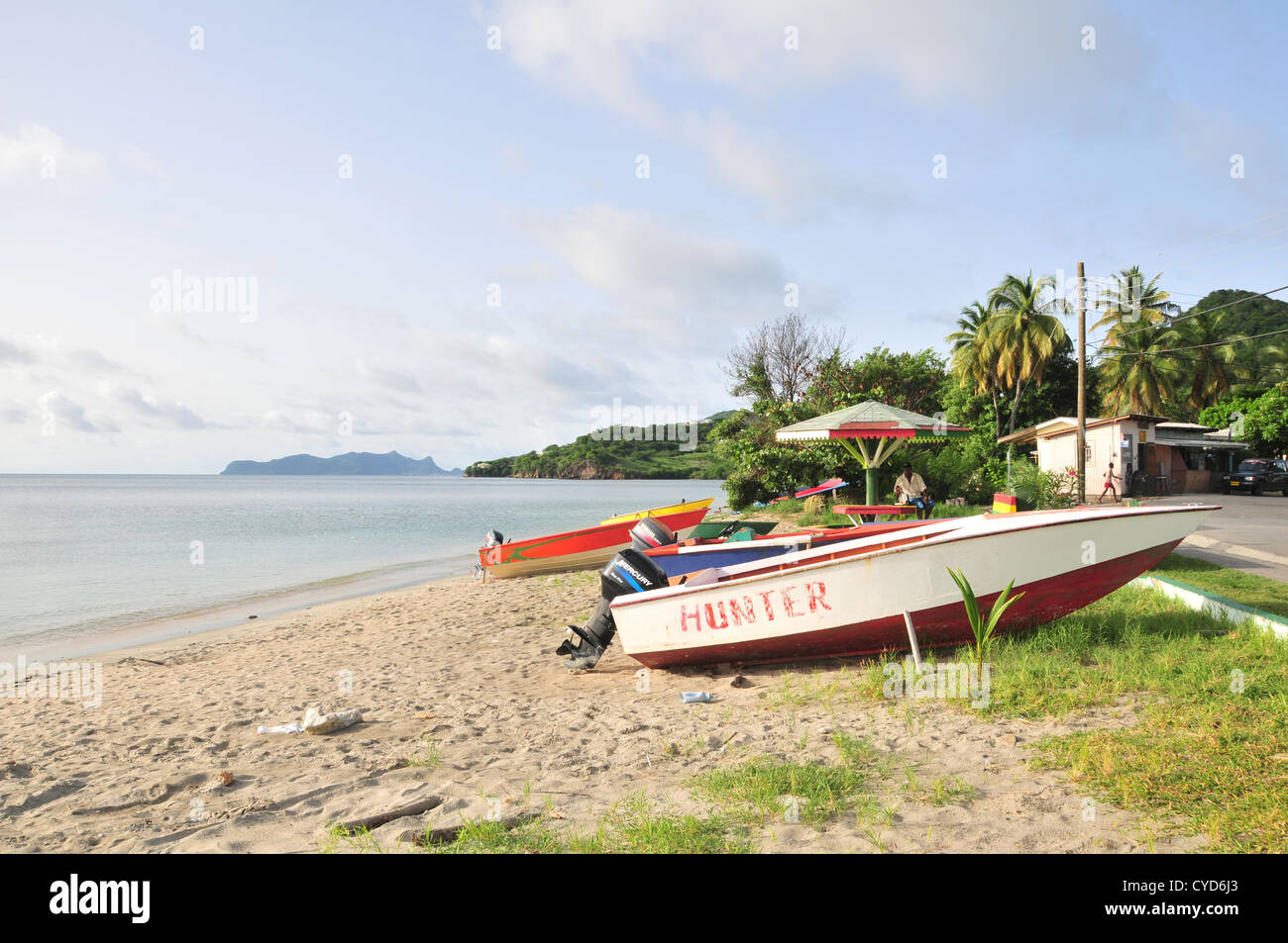 Carriacou boats hi-res stock photography and images - Alamy
