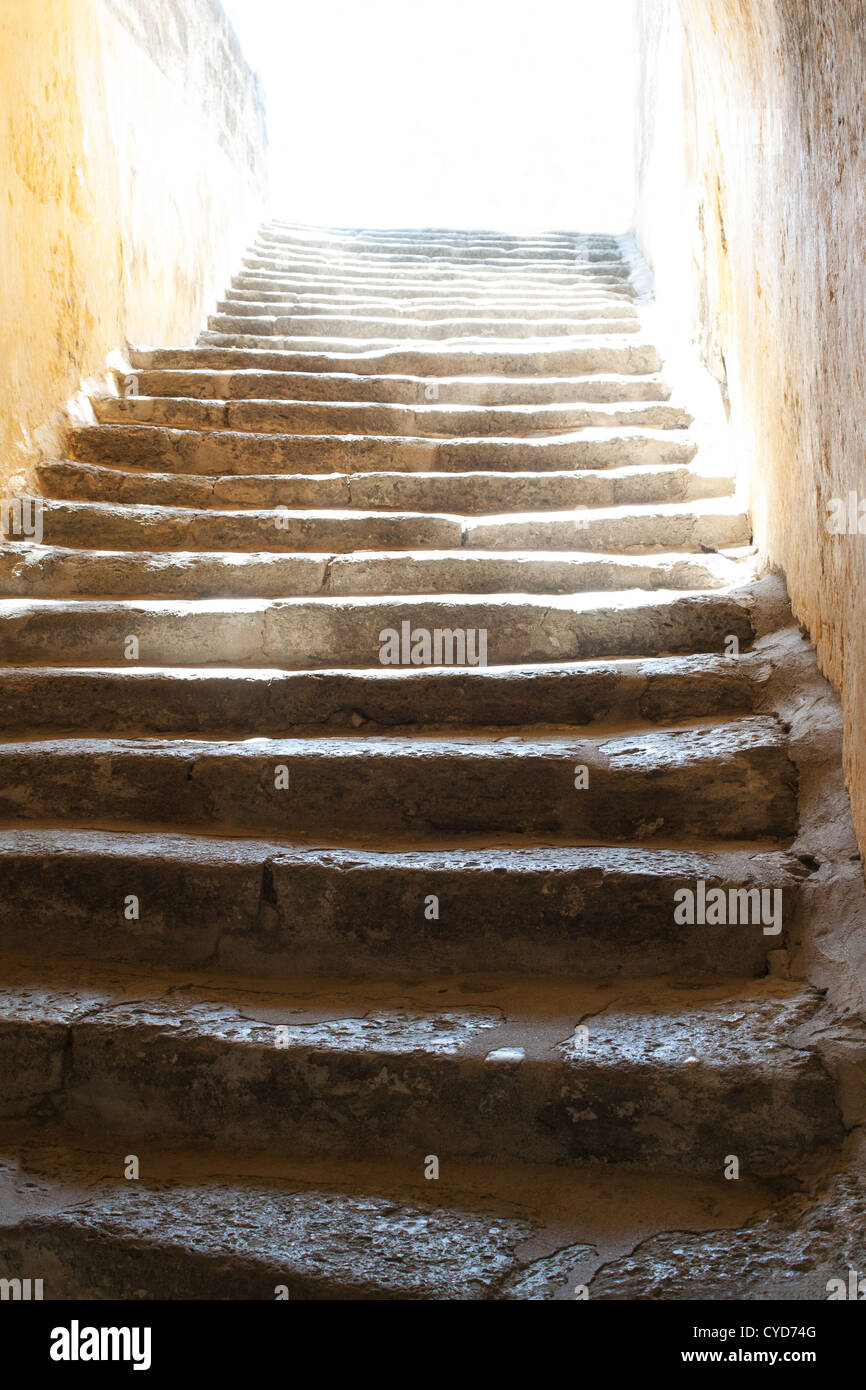 Steps to the light Stock Photo - Alamy