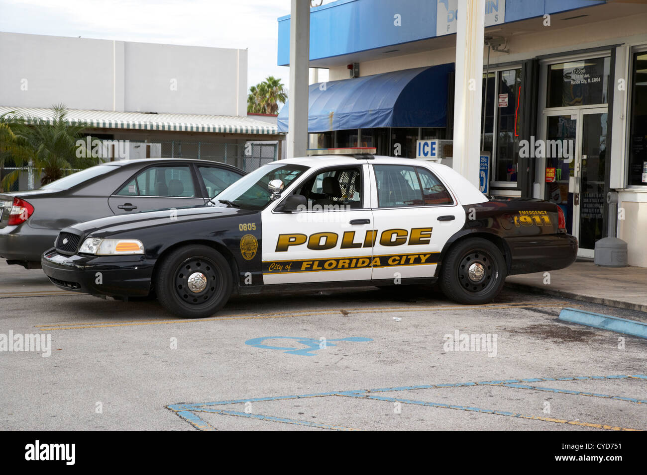 city of florida city police patrol squad car usa Stock Photo: 51307453 ...