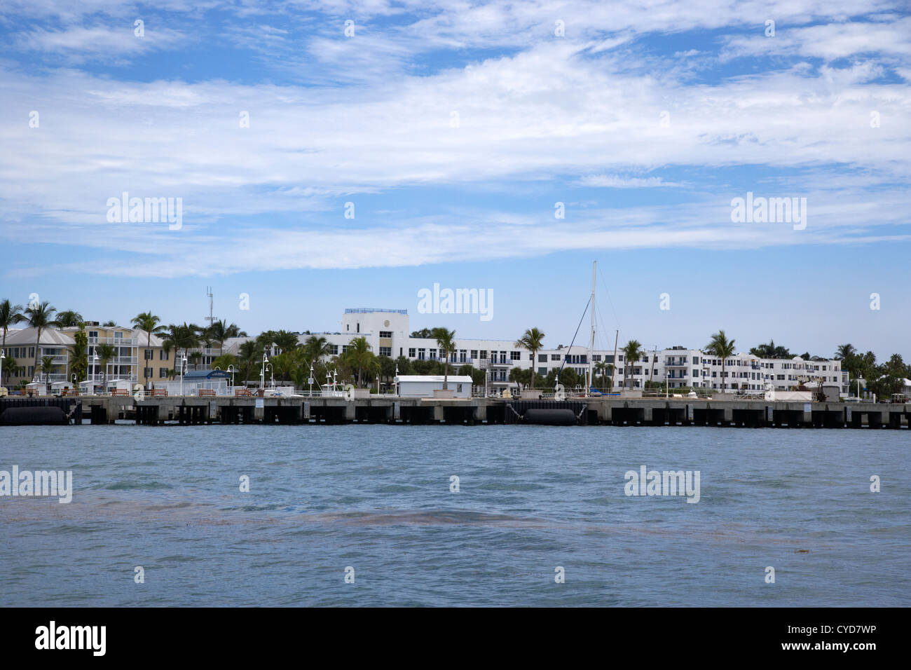 cruise ship pier and us naval station administration building key west ...