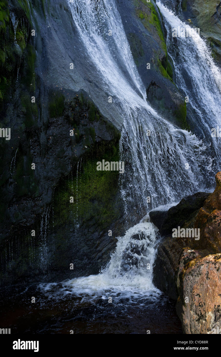 Powerscourt waterfall in County Wicklow, Ireland Stock Photo - Alamy