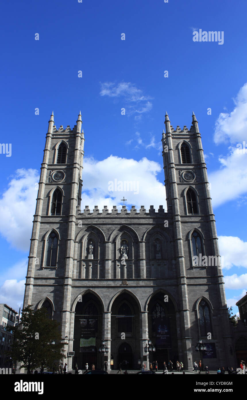 Canada, Quebec, Montreal, Notre-Dame Basilica Stock Photo - Alamy