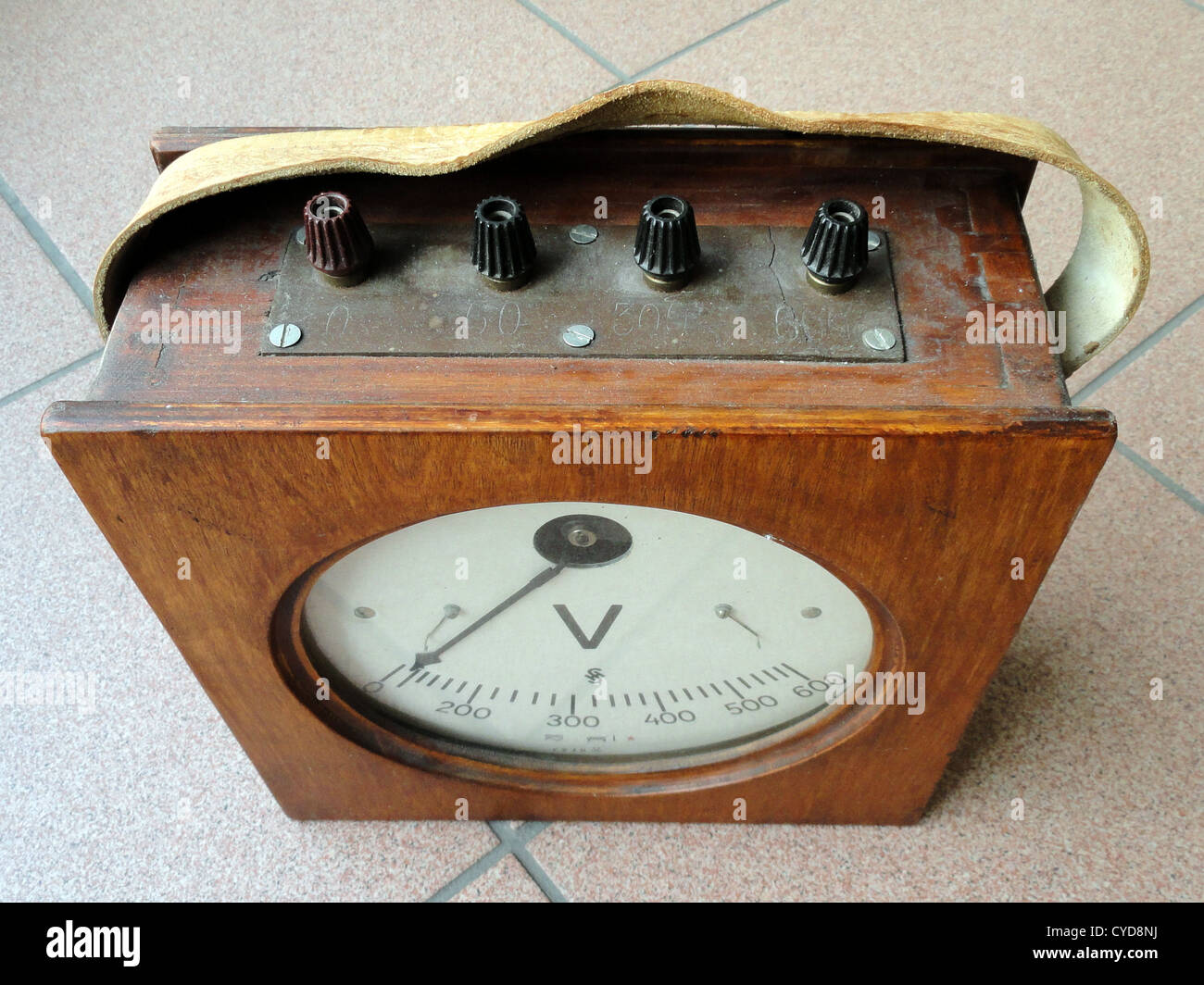 Old Volt Meter Stock Photo - Alamy