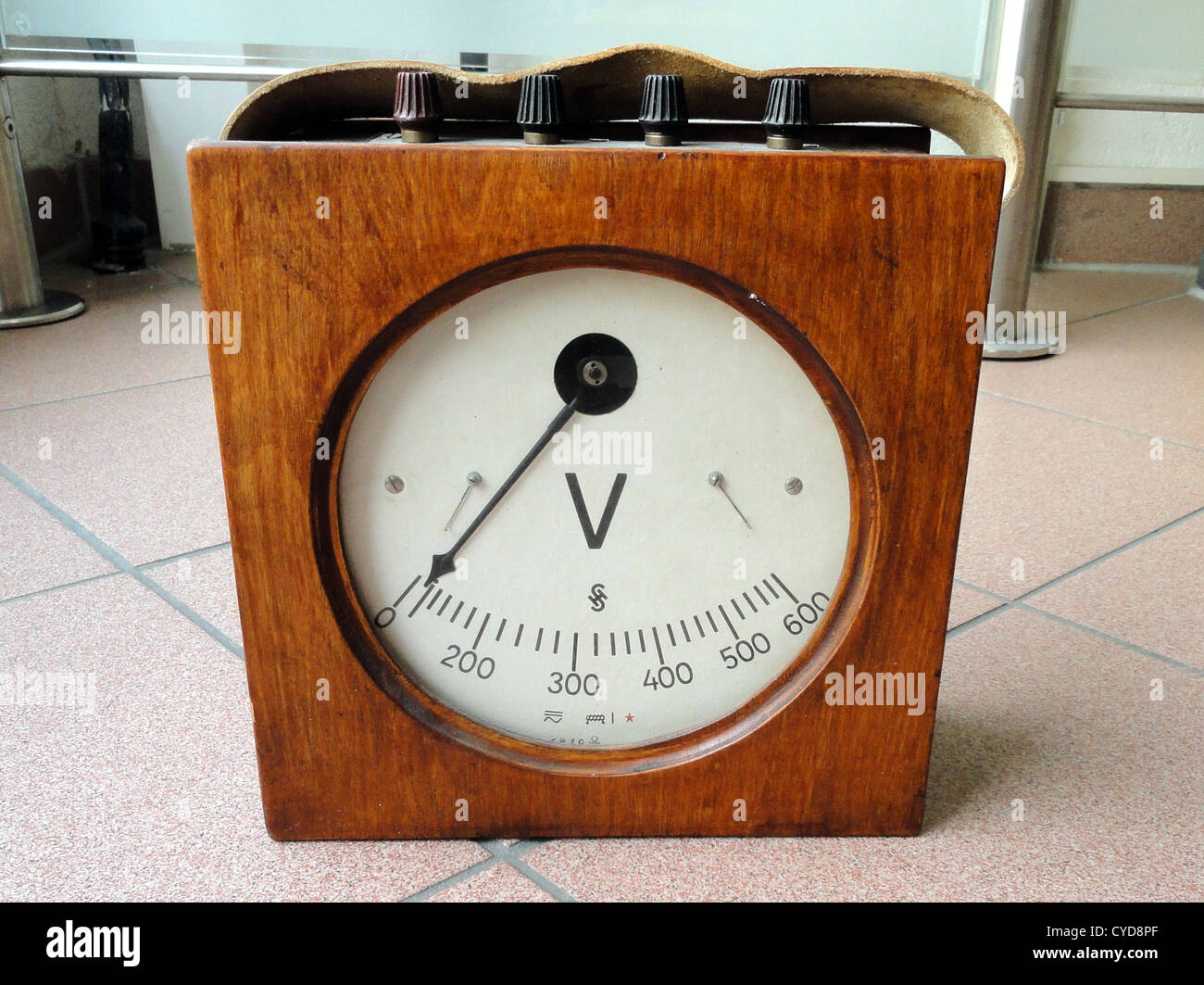 Old Volt Meter Stock Photo - Alamy