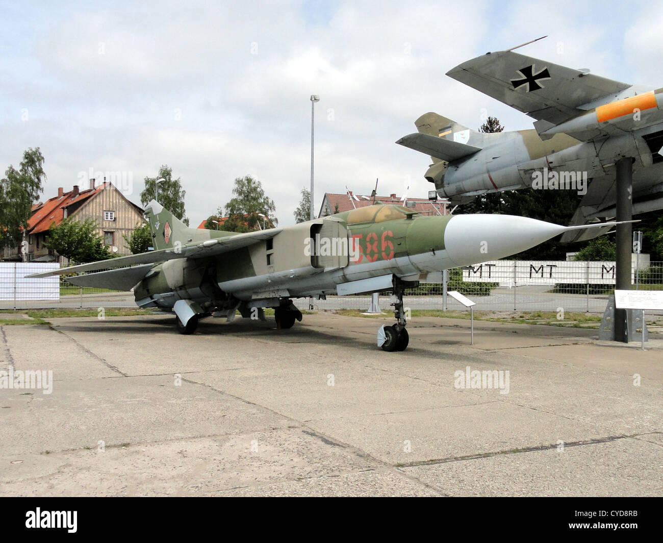East German Airforce MiG-23 Flogger no 586 Stock Photo - Alamy