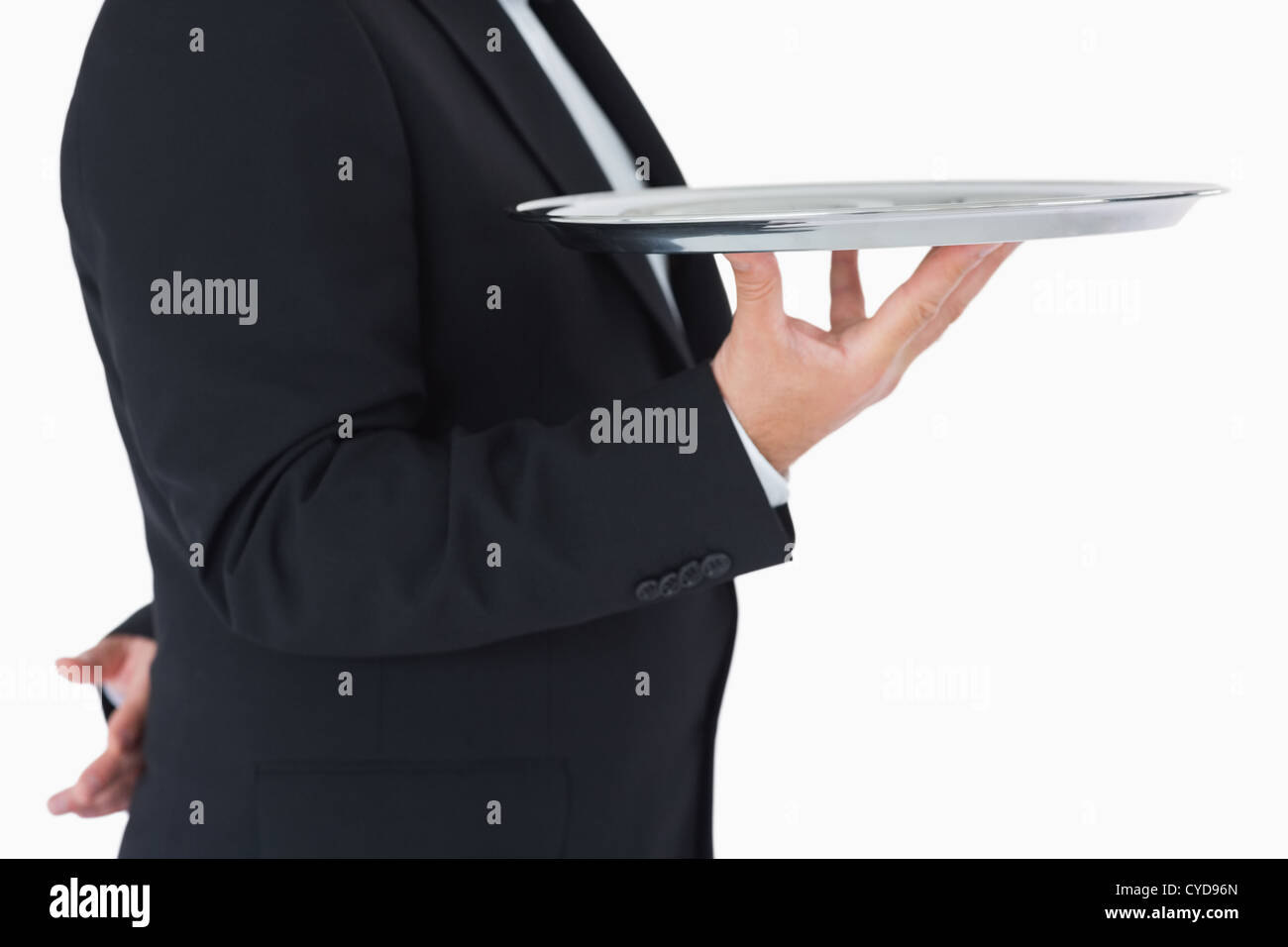 Silver service waiter hi-res stock photography and images - Alamy