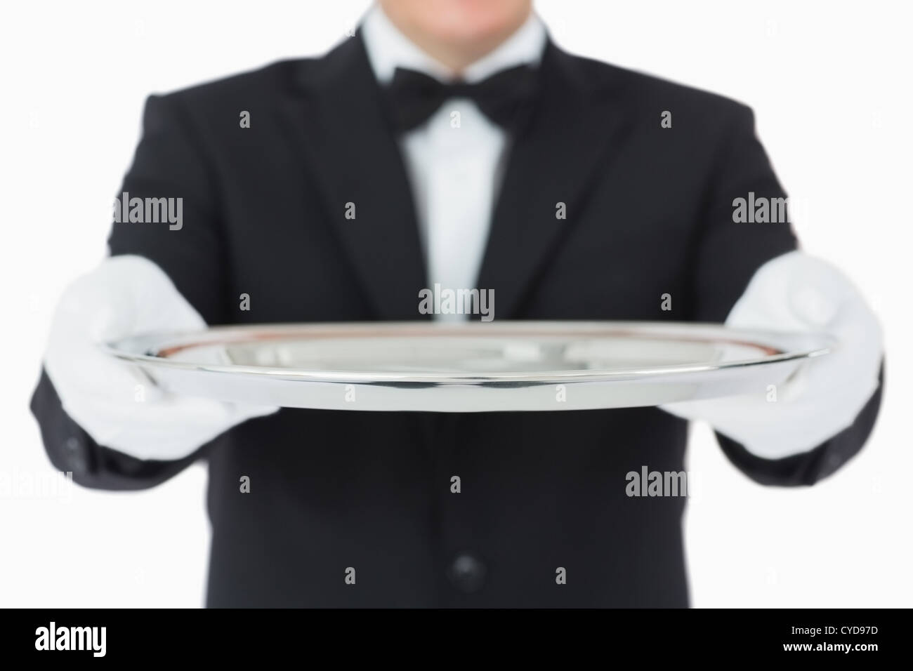 Silver service waiter hi-res stock photography and images - Alamy