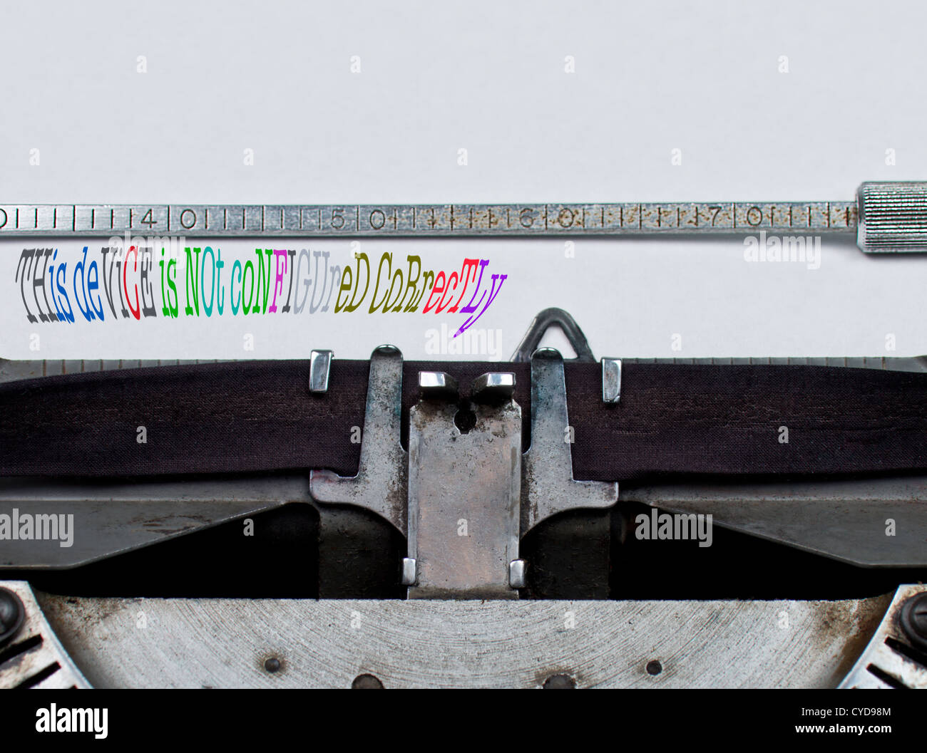 Error distortion hi-res stock photography and images - Alamy