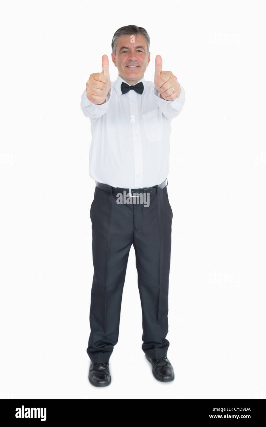 Man showing thumbs up Cut Out Stock Images & Pictures - Alamy