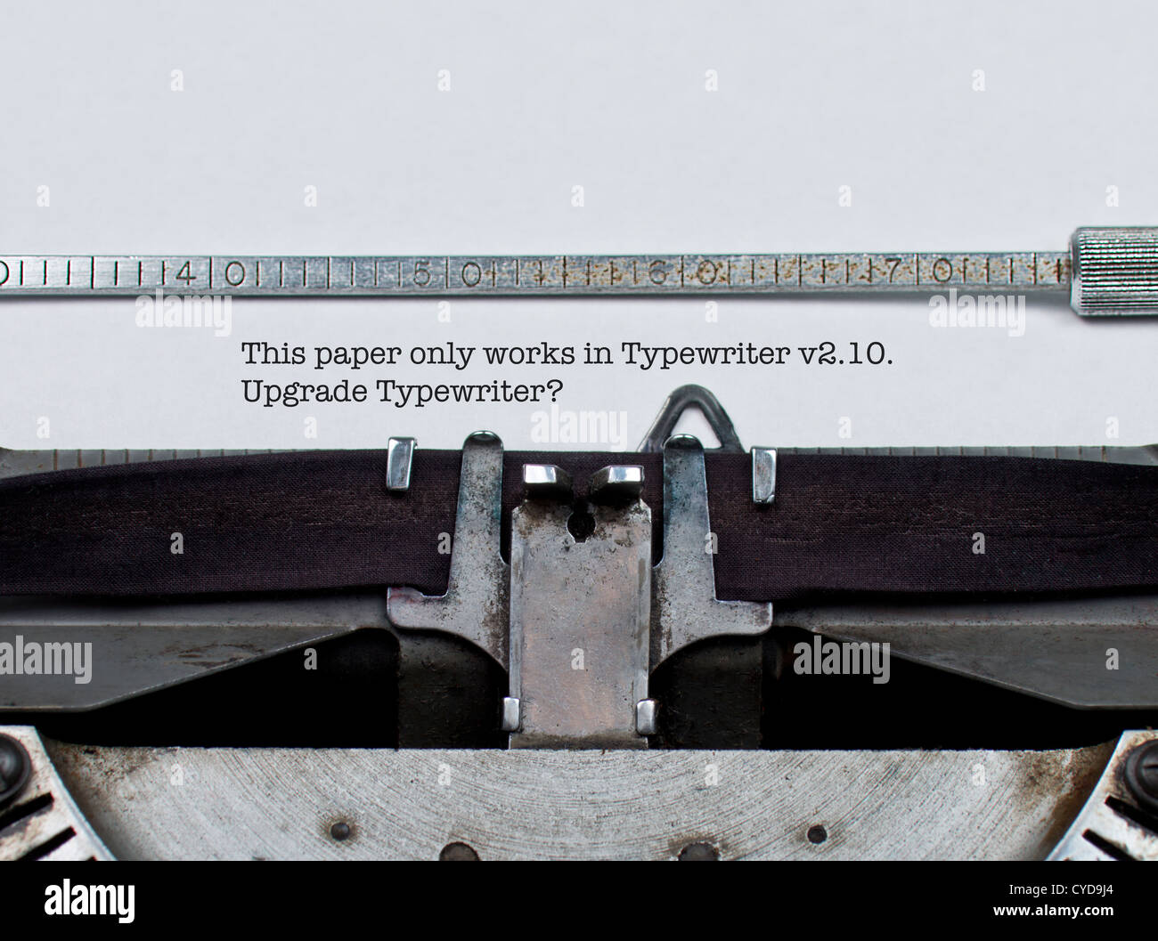This paper only works in Typewriter v2.10. Upgrade typewriter? Software ...