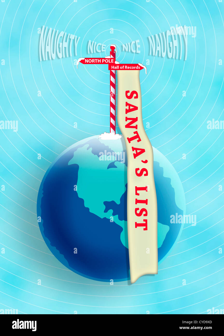 Santas naughty or nice list hi-res stock photography and images - Alamy